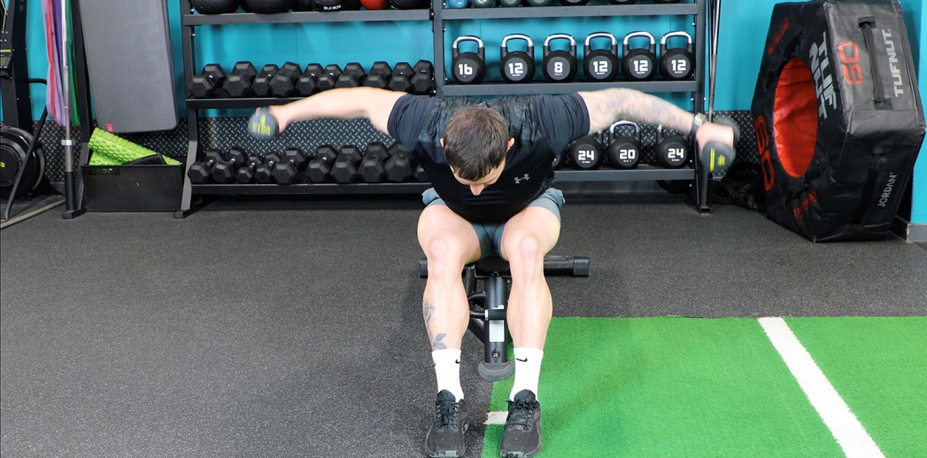 How To Do Dumbbell Rear Delt Flyes PureGym How To Do Dumbbell Rear Delt Flyes PureGym