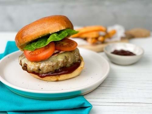Lean Loaded Cheeseburger Recipe | PureGym