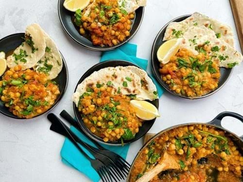 Chana Masala and Homemade Naan Recipe | PureGym